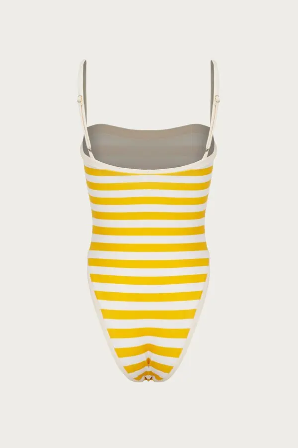 SAME LOS ANGELES Colorblock One Piece