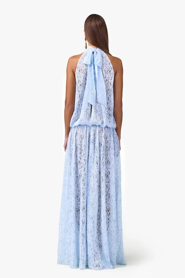 SAME Drop Waist Lace Gown