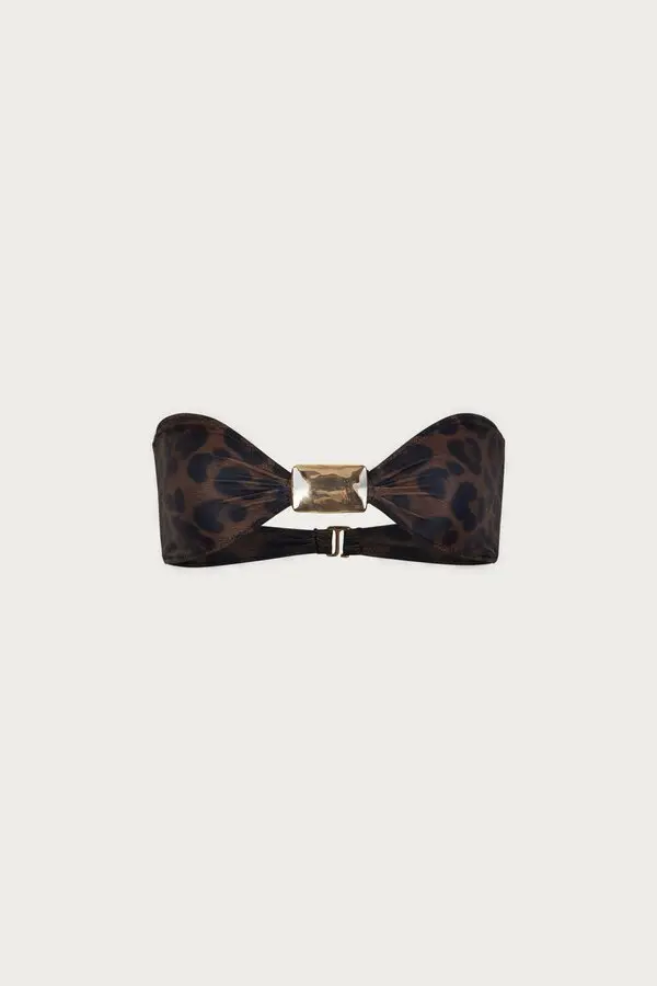 SAME LOS ANGELES Hammer Bandeau Top