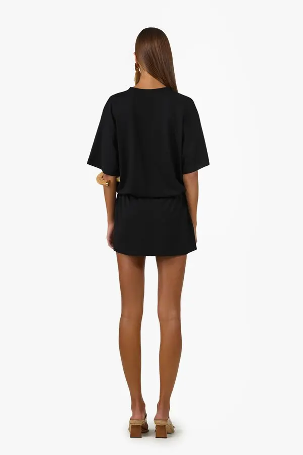 SAME Stone Beaded T-shirt Dress