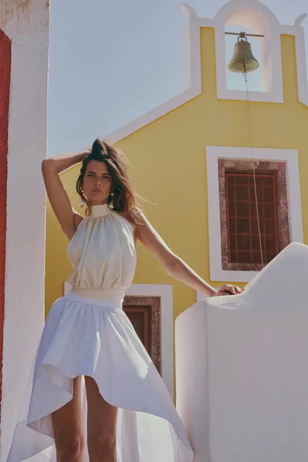 SAME Silk Halter Top