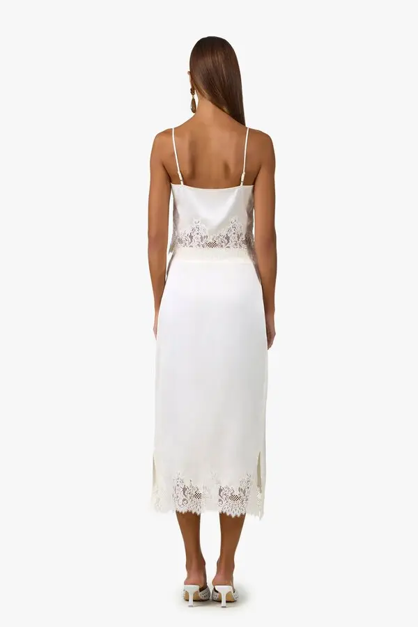 SAME Lace Silk Tank
