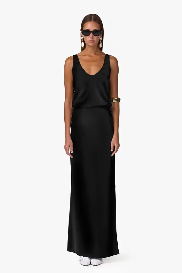SAME Silk Maxi Skirt