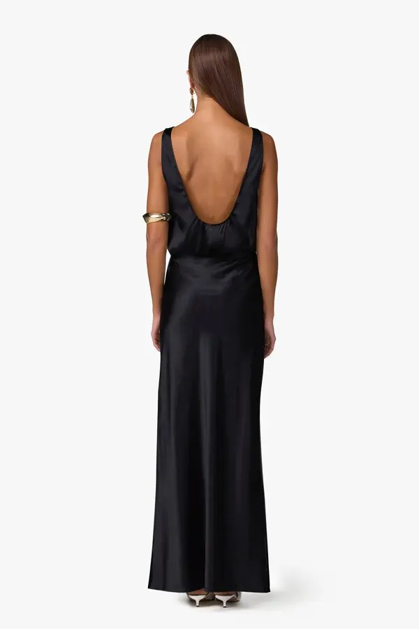 SAME Silk Maxi Skirt