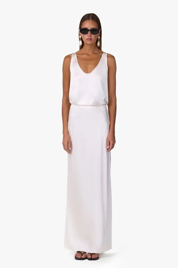 SAME Silk Maxi Skirt