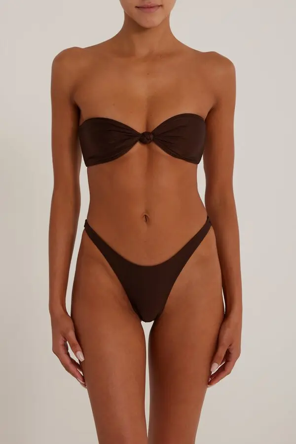 SAME LOS ANGELES Knotted Bandeau Top