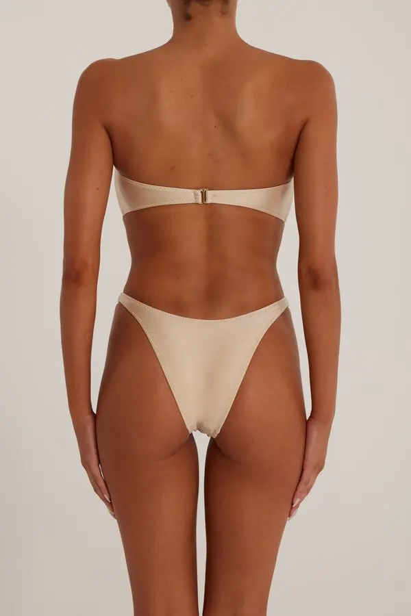 SAME LOS ANGELES Knotted Bandeau Top