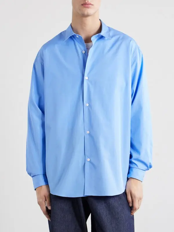 A.PRESSE Cotton-poplin Shirt