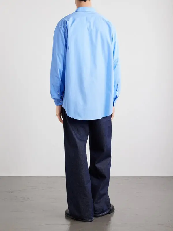 A.PRESSE Cotton-poplin Shirt