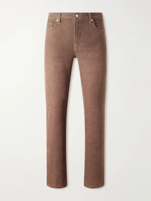FRAME Modern Straight-leg Corduroy Trousers