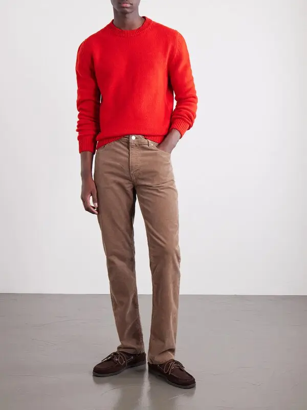 FRAME Modern Straight-leg Corduroy Trousers