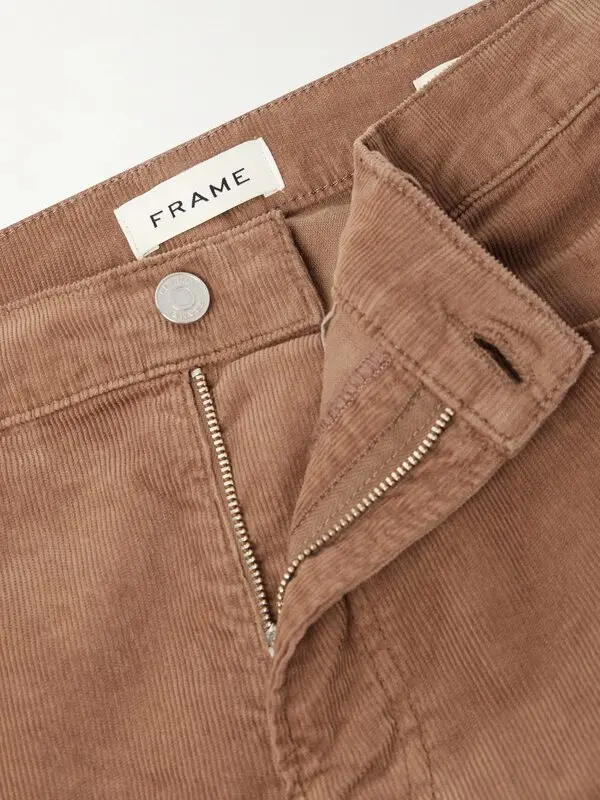 FRAME Modern Straight-leg Corduroy Trousers