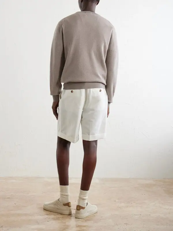 Brioni Cashmere And Wool-blend Sweater