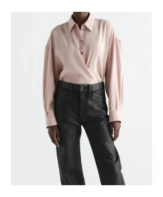 LEMAIRE Long Sleeve Draped Shirt - Orchid