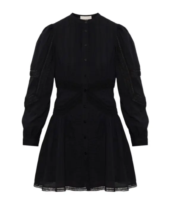 Ulla Johnson Single-breasted Dress - Black