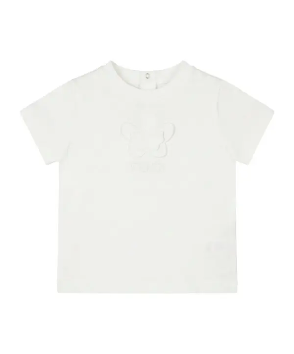 Fendi Butterfly-motif T-shirt - White