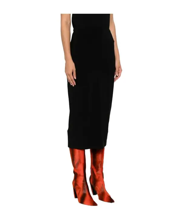Norma Kamali Stretchy Straight-cut Skirt