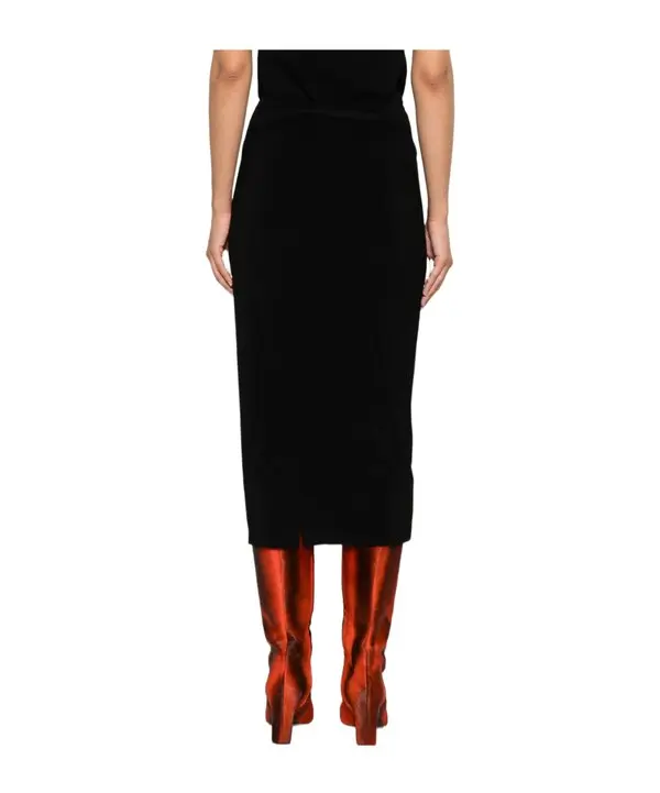 Norma Kamali Stretchy Straight-cut Skirt