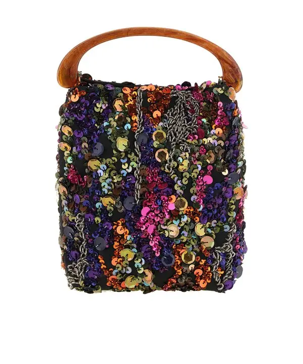 Dries Van Noten Micro Embellished Tote Bag - Multi-color