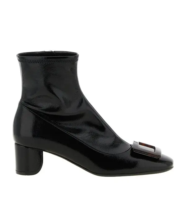 ROGER VIVIER Belle Vivier' Ankle Boots - Black