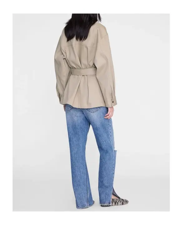 ANINE BING Drawstring Casual Jacket