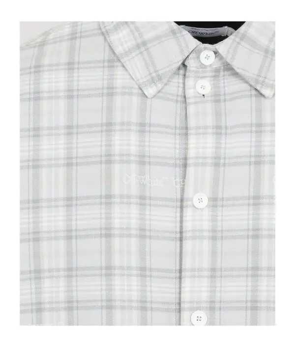 Off-White Plaid Shirt