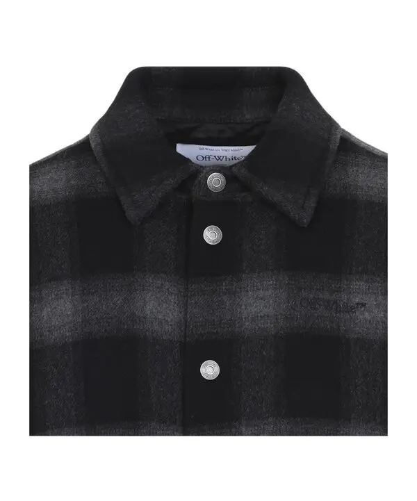 Off-White Long-sleeve Shirt Jacket
