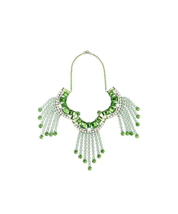 Dries Van Noten Spring-clasp Necklace - Green