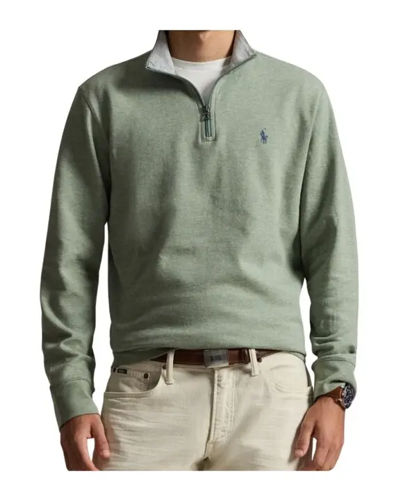 Polo Ralph Lauren Quarter-zip Logo Embroidered Sweater