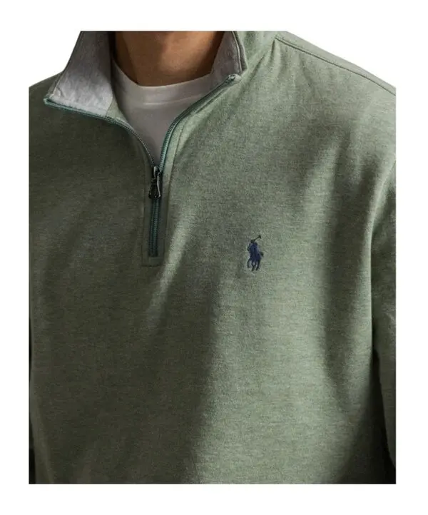 Polo Ralph Lauren Quarter-zip Logo Embroidered Sweater