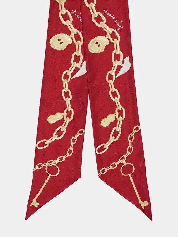 Givenchy Chain-print Scarf