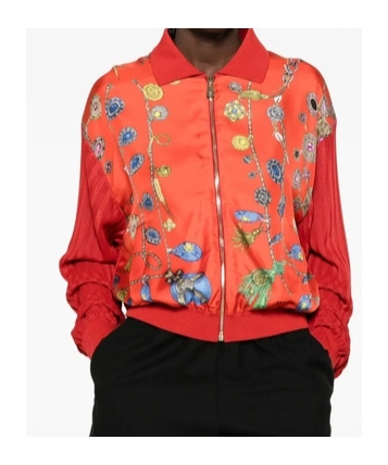Versace Long-sleeve Color-block Cardigan