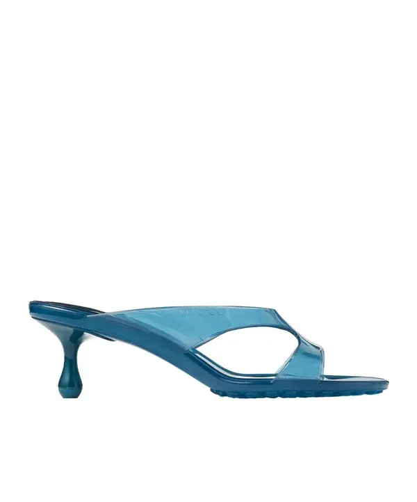JIMMY CHOO Jelly Drop 50 Heeled Sandals - Lightlagoon