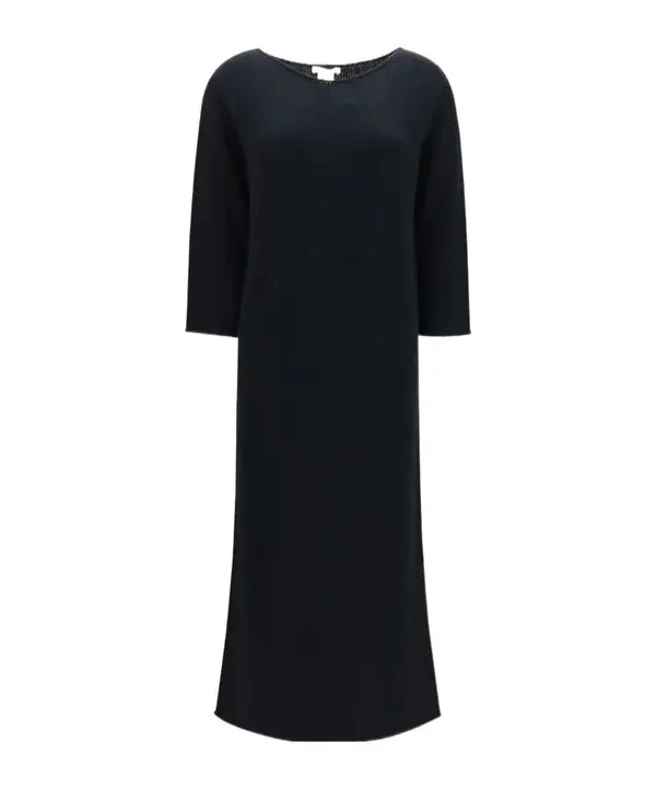 THE ROW Boat Neck Dress - Black