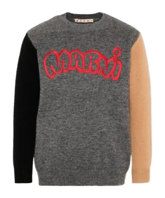 Marni Logo-embroidered Sweater