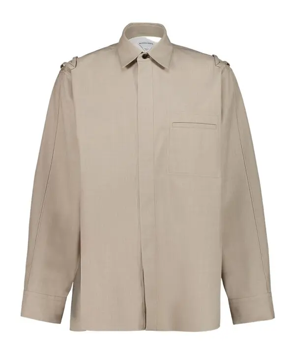 Bottega Veneta Long-sleeved Shirt - Sand-colored