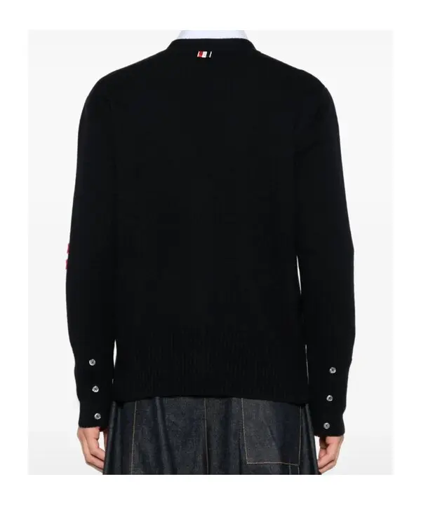 Thom Browne Long-sleeve Single-breasted Cardigan