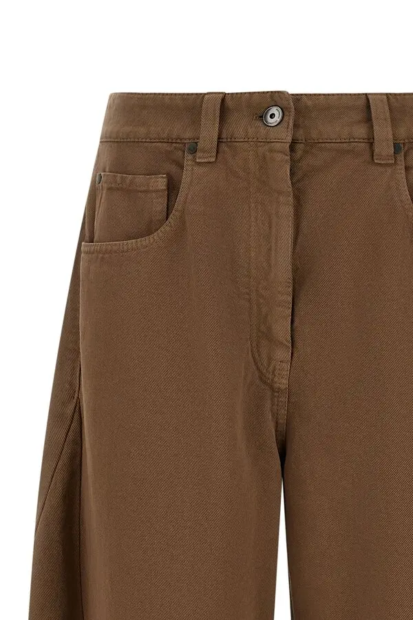 Brunello Cucinelli Wide Leg Trousers