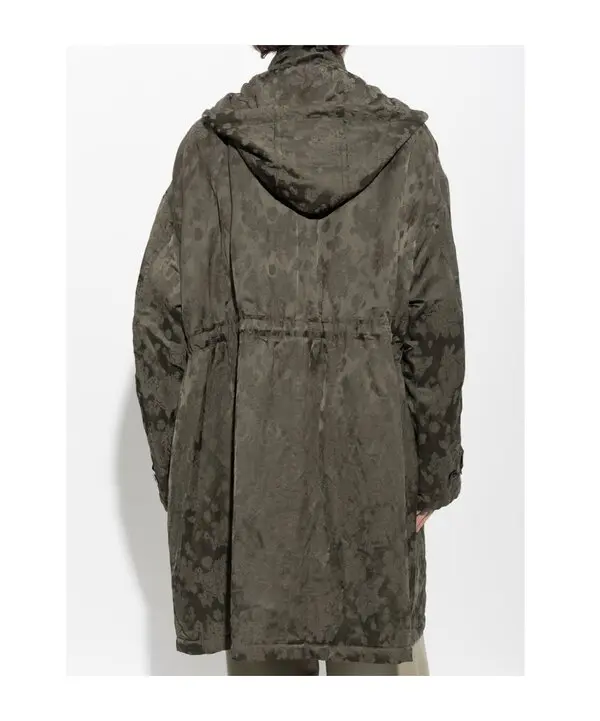 Dries Van Noten High-necked Long-sleeved Coat