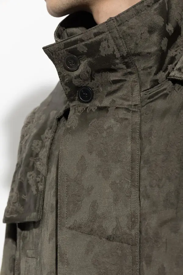 Dries Van Noten High-necked Long-sleeved Coat
