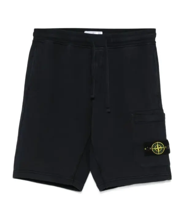 Stone Island Compass Badge Sports Shorts - Navy
