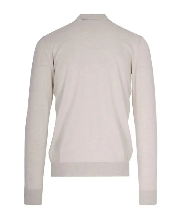 PAOLO PECORA Long-sleeve Quarter Zip Sweater