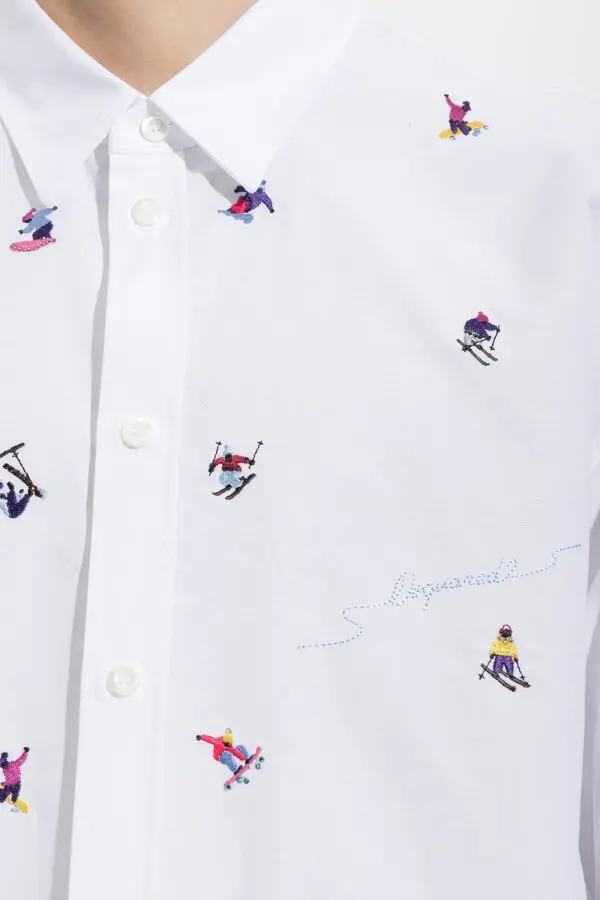 Dsquared2 Collared Long-sleeved Shirt