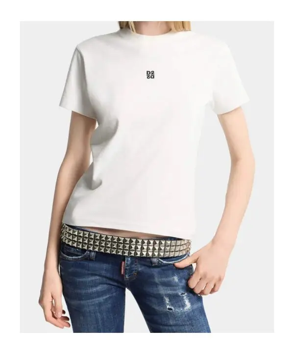 Dsquared2 Crew Neck Logo T-shirt Two-piece Set