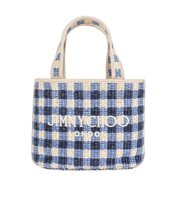 JIMMY CHOO Beach East-west Mini Tote Bag - Blue