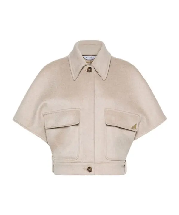 Max Mara Dream" Cape Jacket - Stone