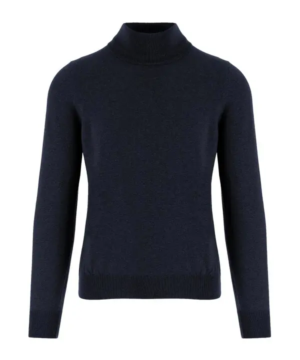Tagliatore Long-sleeved High-neck Sweater - Black