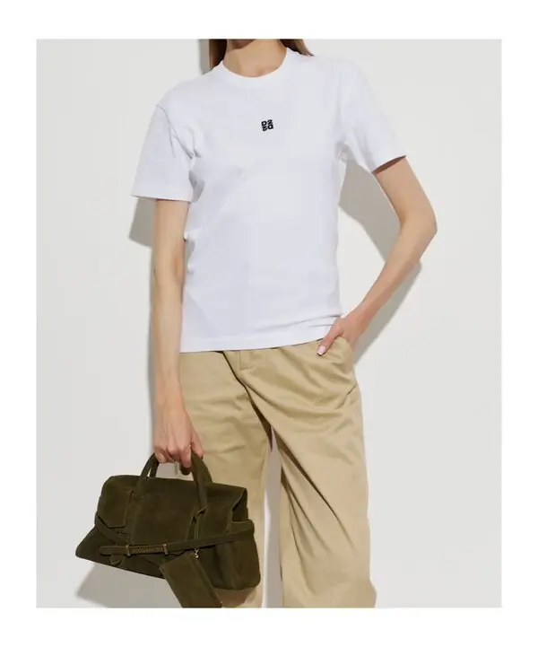 Dsquared2 Two-pack Crew Neck Short-sleeved T-shirts With Printed Chest