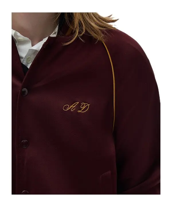 ANN DEMEULEMEESTER Embroidered Bomber Jacket