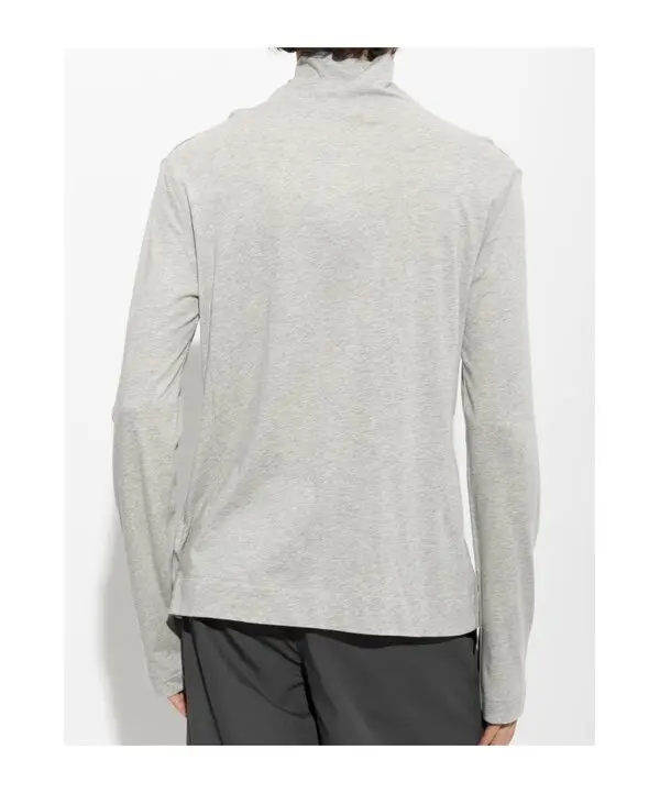 Dries Van Noten High-neck Long-sleeved Knitwear With Button Detailing